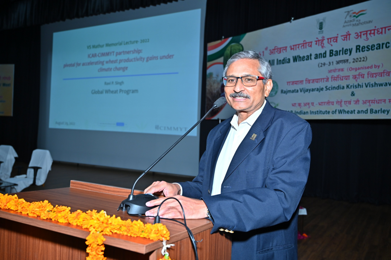 CIMMYT Head Ravi Singh bags award for wheat crop improvement - Agro ...