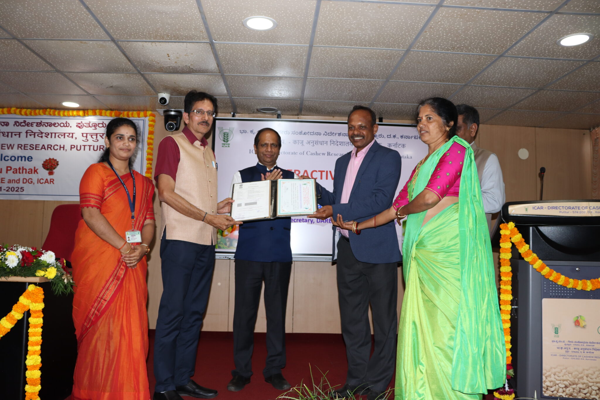 ICAR DG inaugurates Drone tech lab and Horticulture lab at Directorate ...